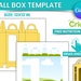 Tall Box Template Bundle, Doll Box Template, Window Box Svg, Party ...