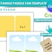 Rectangle Paddle Fan Template, Canva SVG, Png, 8.5"x11" Sheet ...