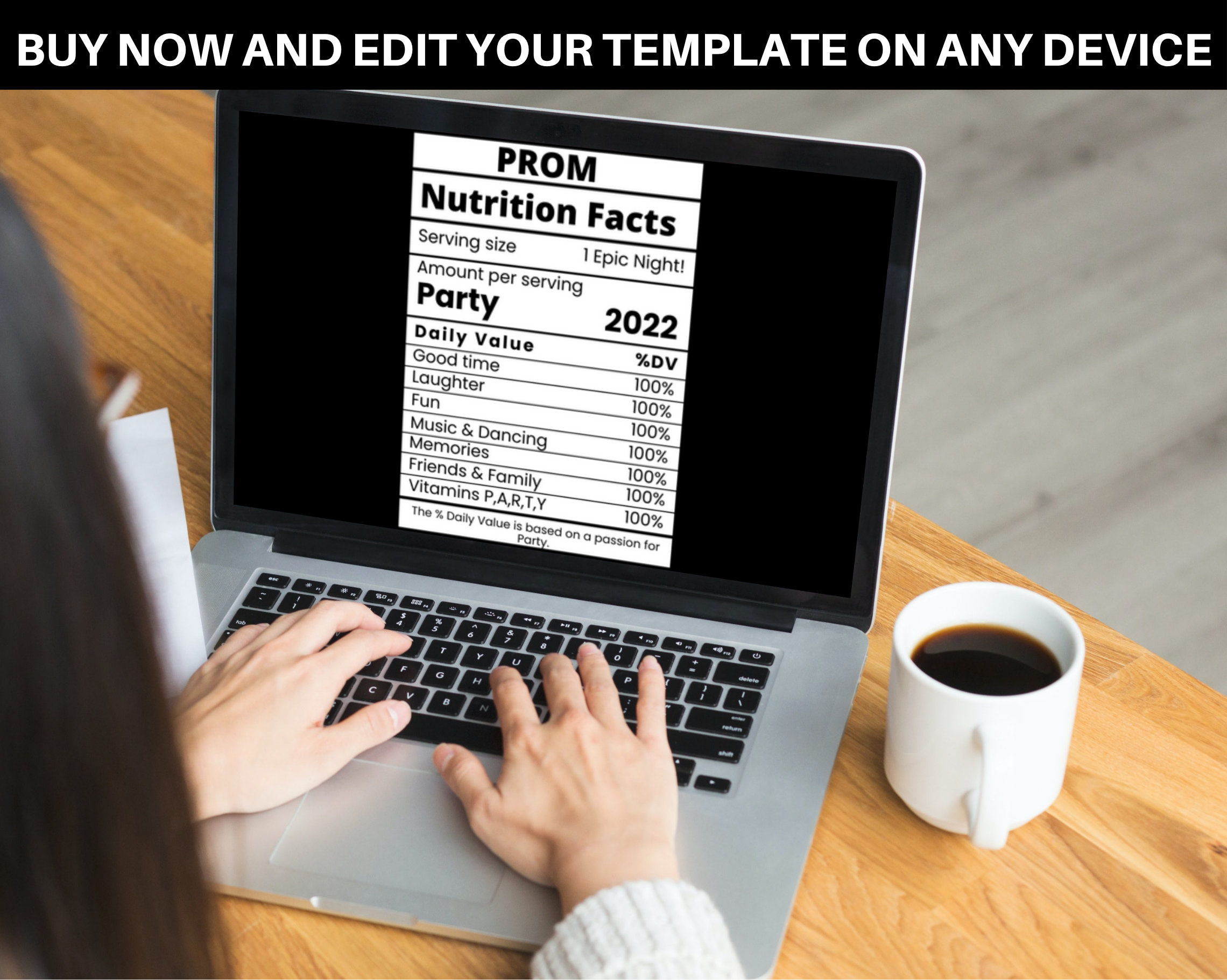 100+ Nutrition Facts Template Bundle: Editable Canva Templates (digital ...