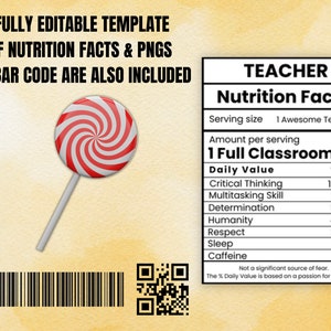 Editable Lollipop Label Template Lollipop Label Template SVG - Etsy