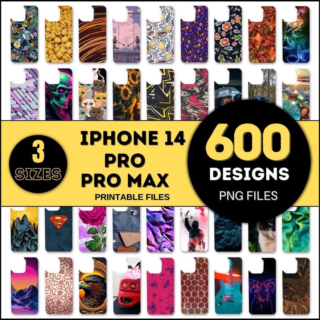 600 iPhone Design, iPhone 14 Pro Max Template / Phone Case Template / Canva Frame Sublimation ...