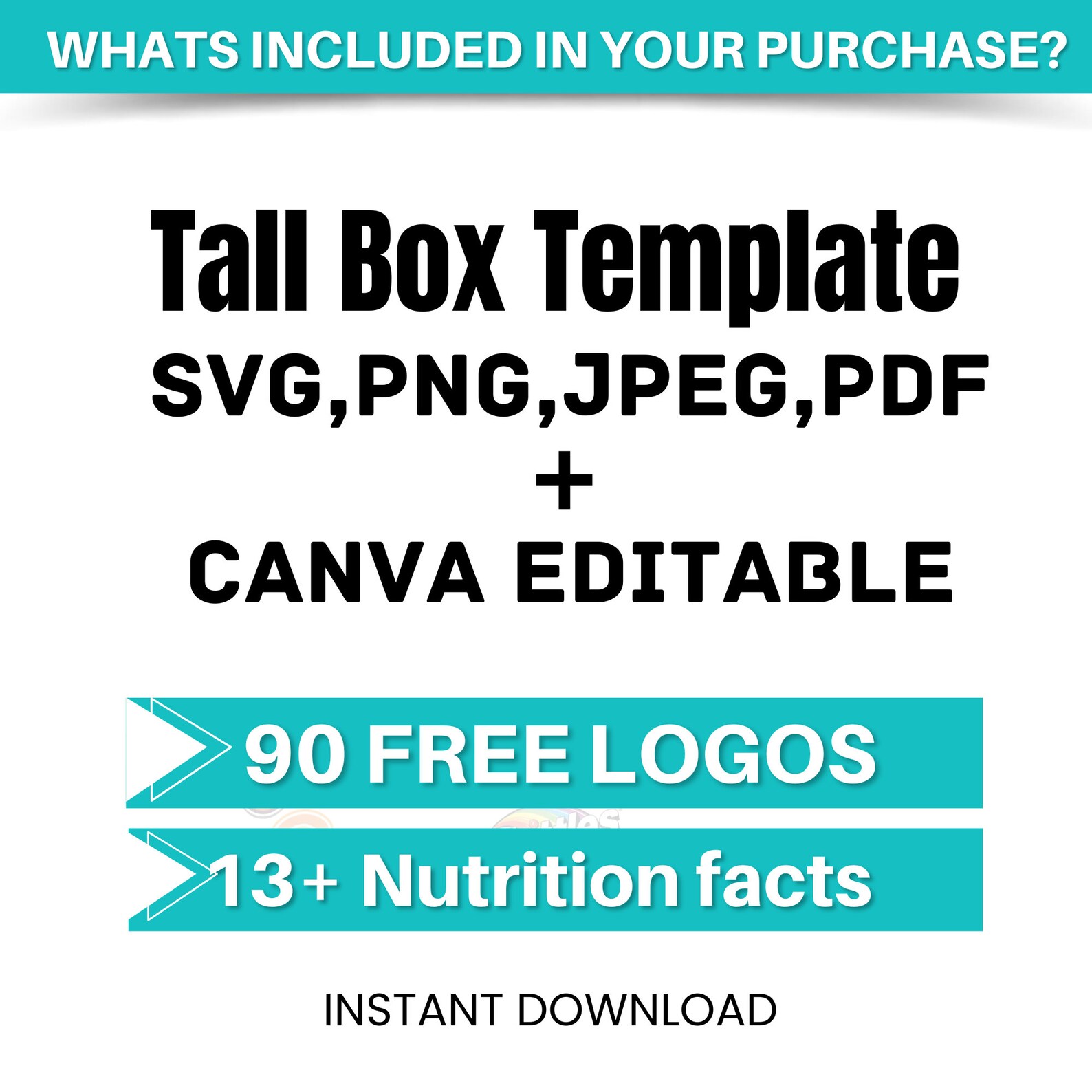 Tall Box Template Bundle, Doll Box Template, Window Box Svg, Party ...