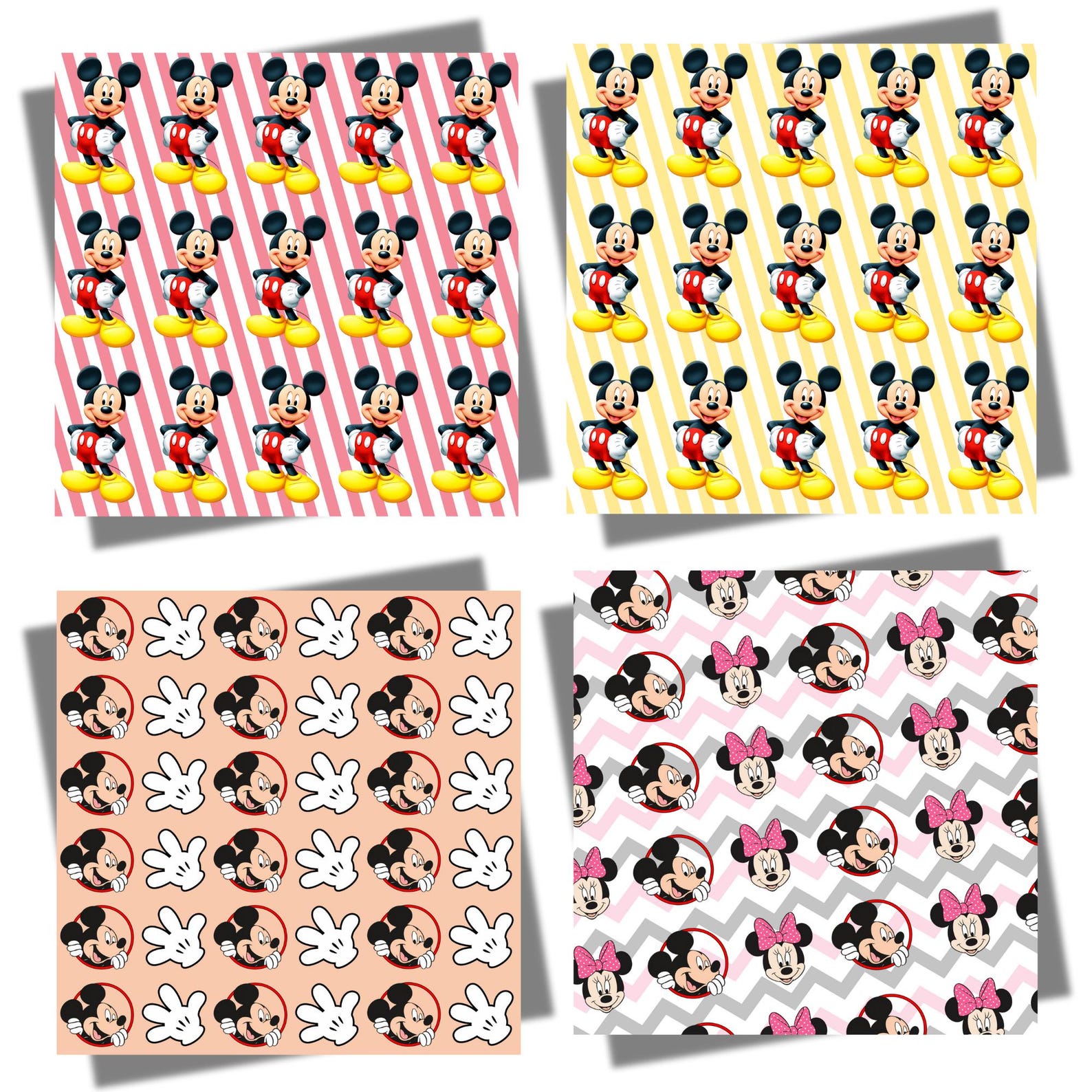 50 Digital Scrapbooking Papers 300 DPI Maximum Quality, Disney-inspired ...