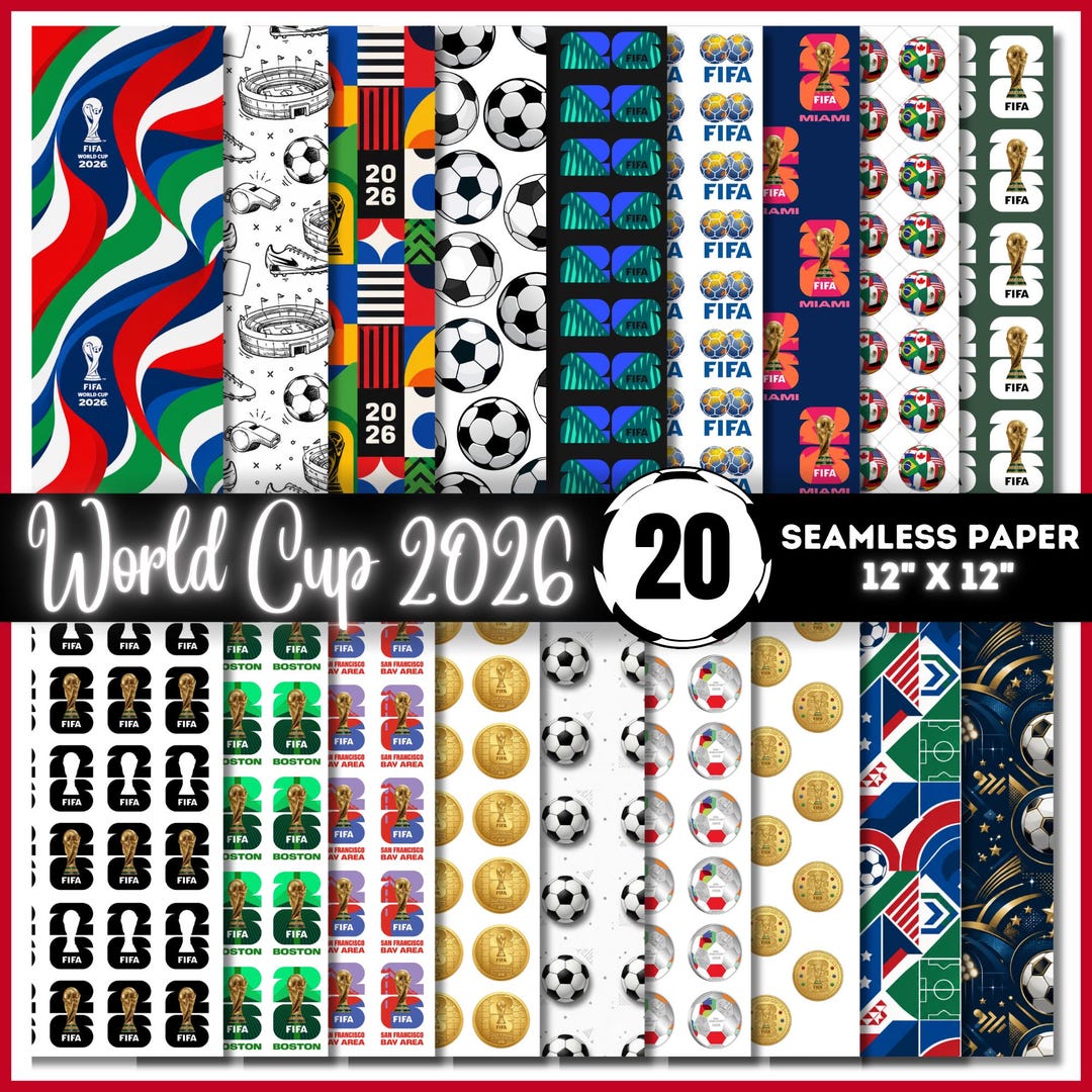 Soccer Digital Paper 2026, Football Party, Soccer Party Ideas, Sport ...