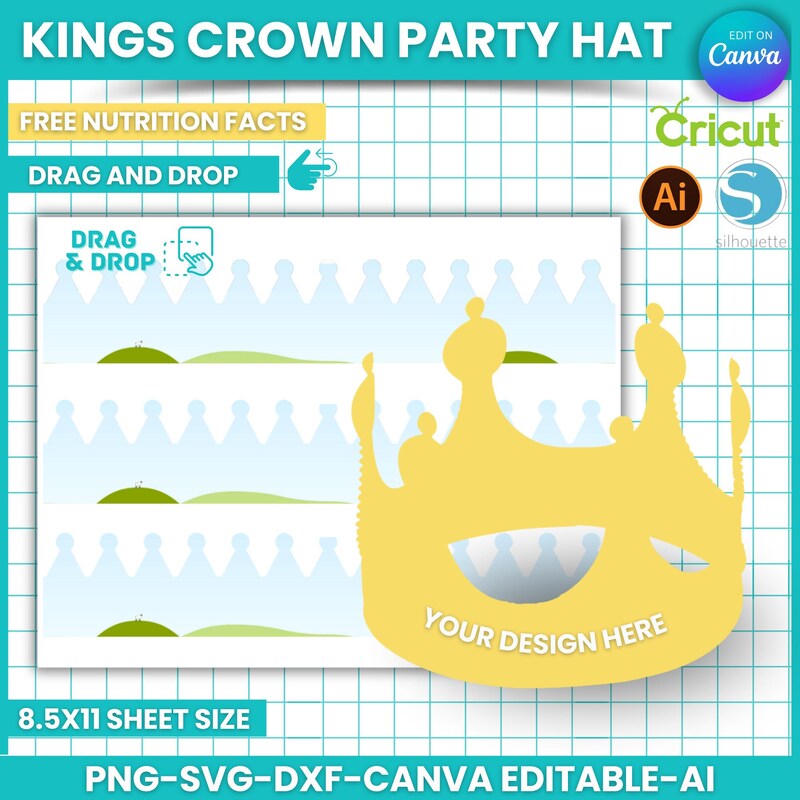 Printable Crown Template - Etsy