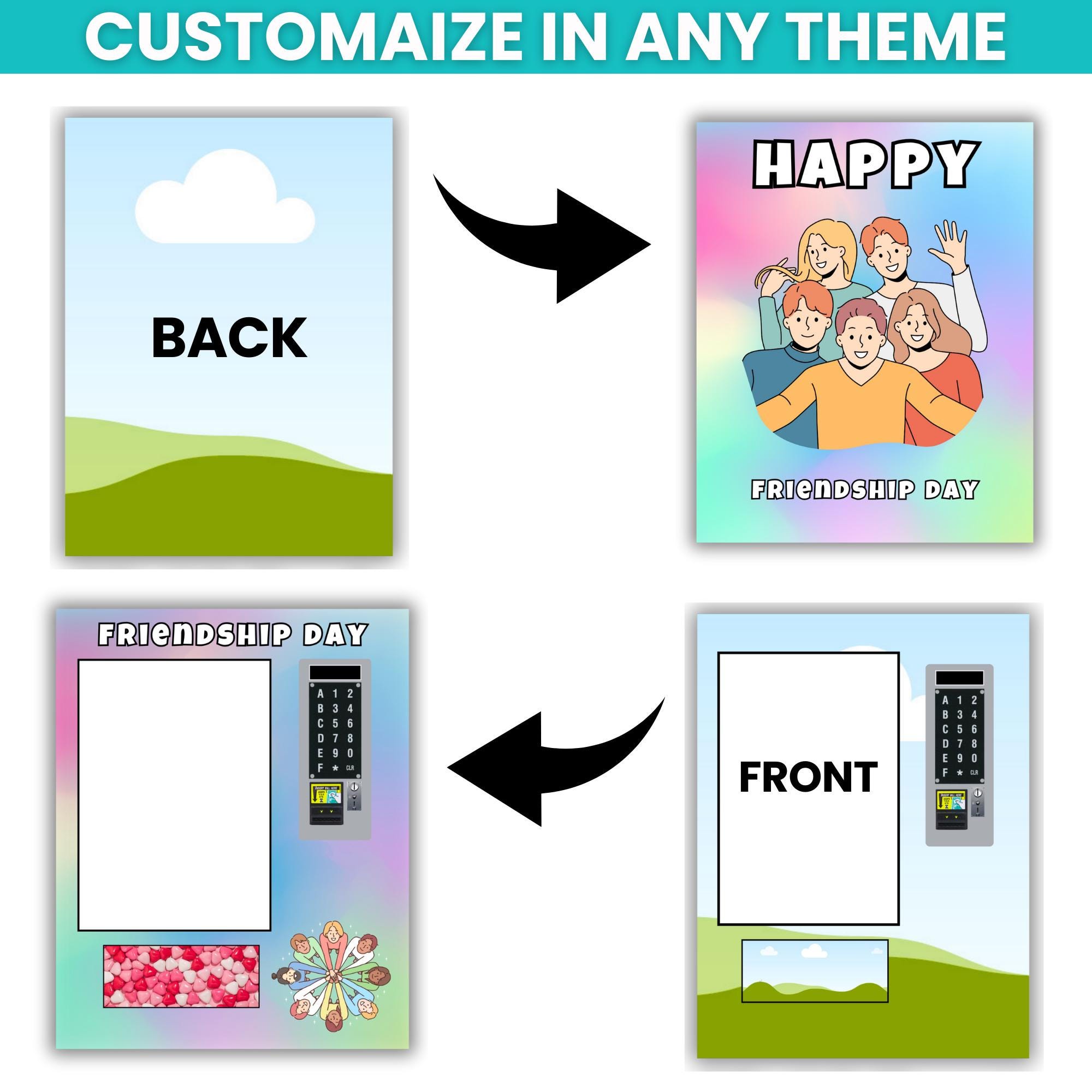 Editable Vending Machine Template: 1000+ Wallpapers, Canva, Cricut ...