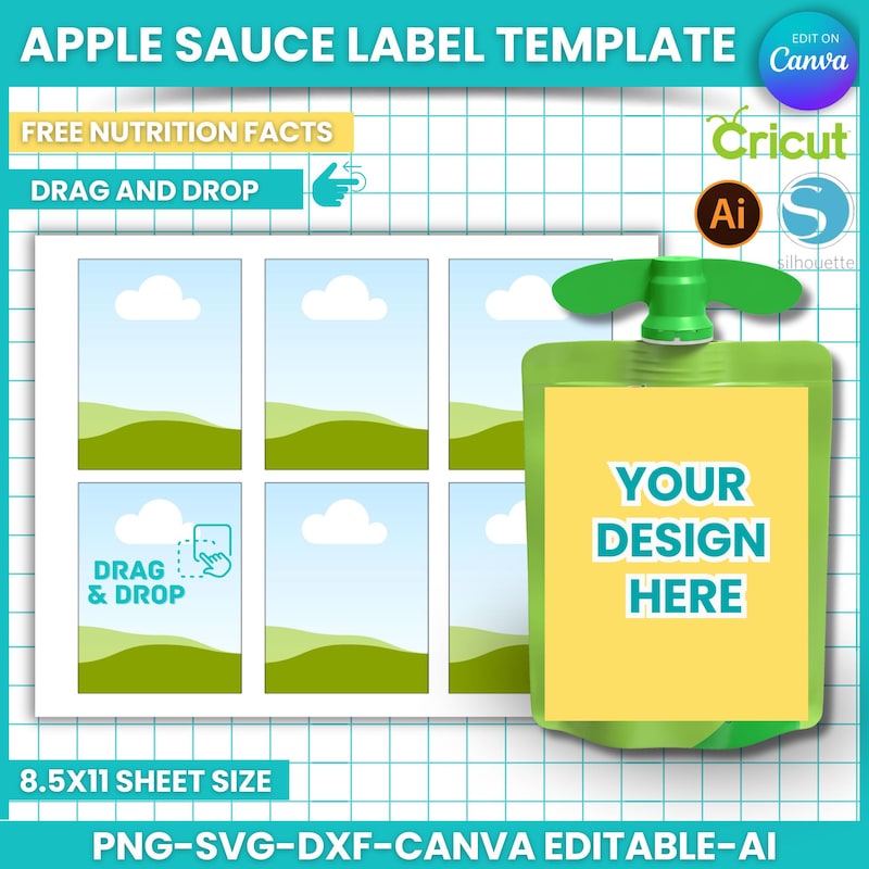 Apple Labels - Etsy
