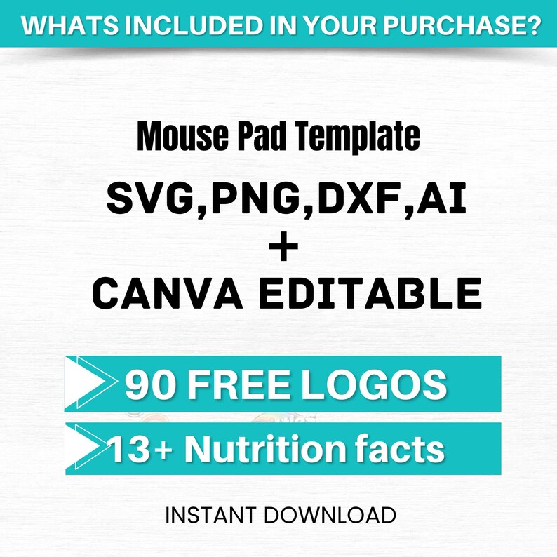Mouse Pad Bundle Template, Mouse Pad Sublimation Template, Mouse Pad ...