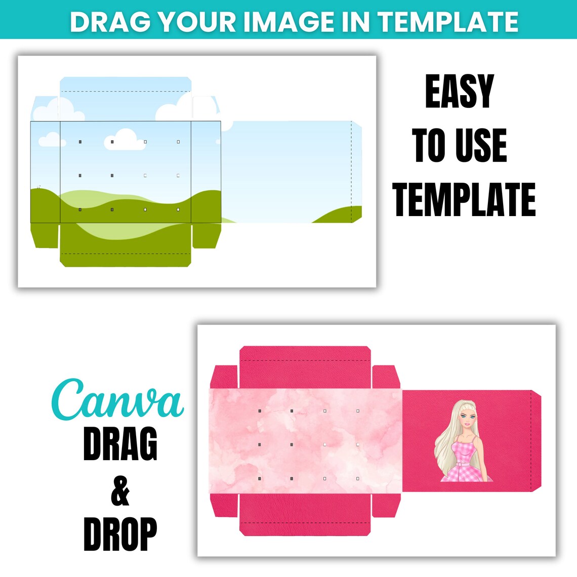 Cake Pop Stand Template: Sublimation Box SVG, Canva Editable (instant ...