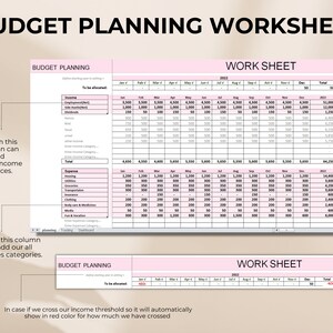Ultimate Monthly Budget Spreadsheet Excel Budget Template Google Sheets ...