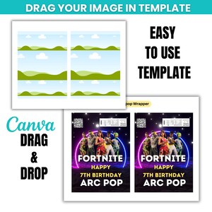 Editable Ring Pop Wrapper Template | DIY Party Favors (png, Svg, Pdf ...
