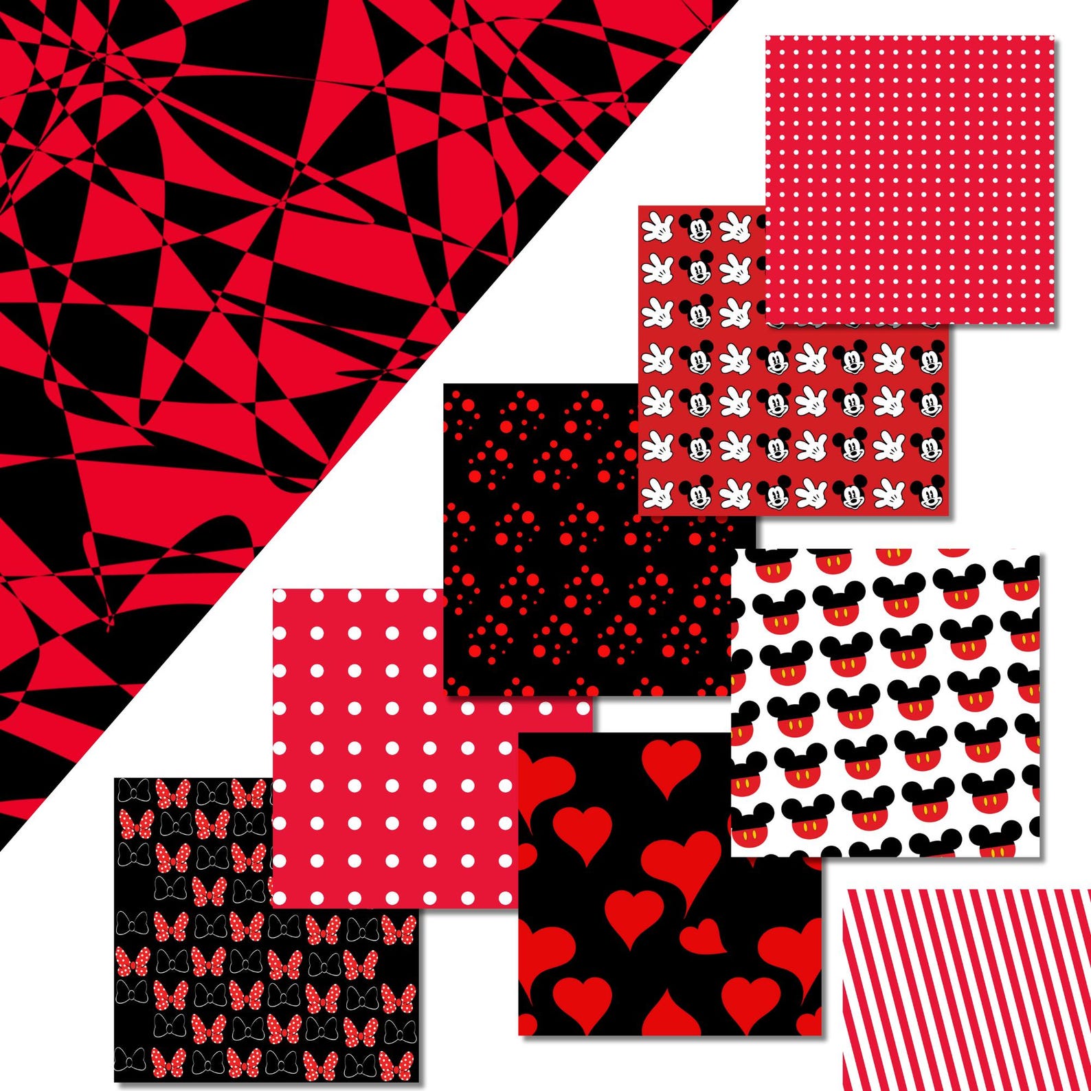 50 Digital Scrapbooking Papers 300 DPI Maximum Quality, Disney-inspired ...
