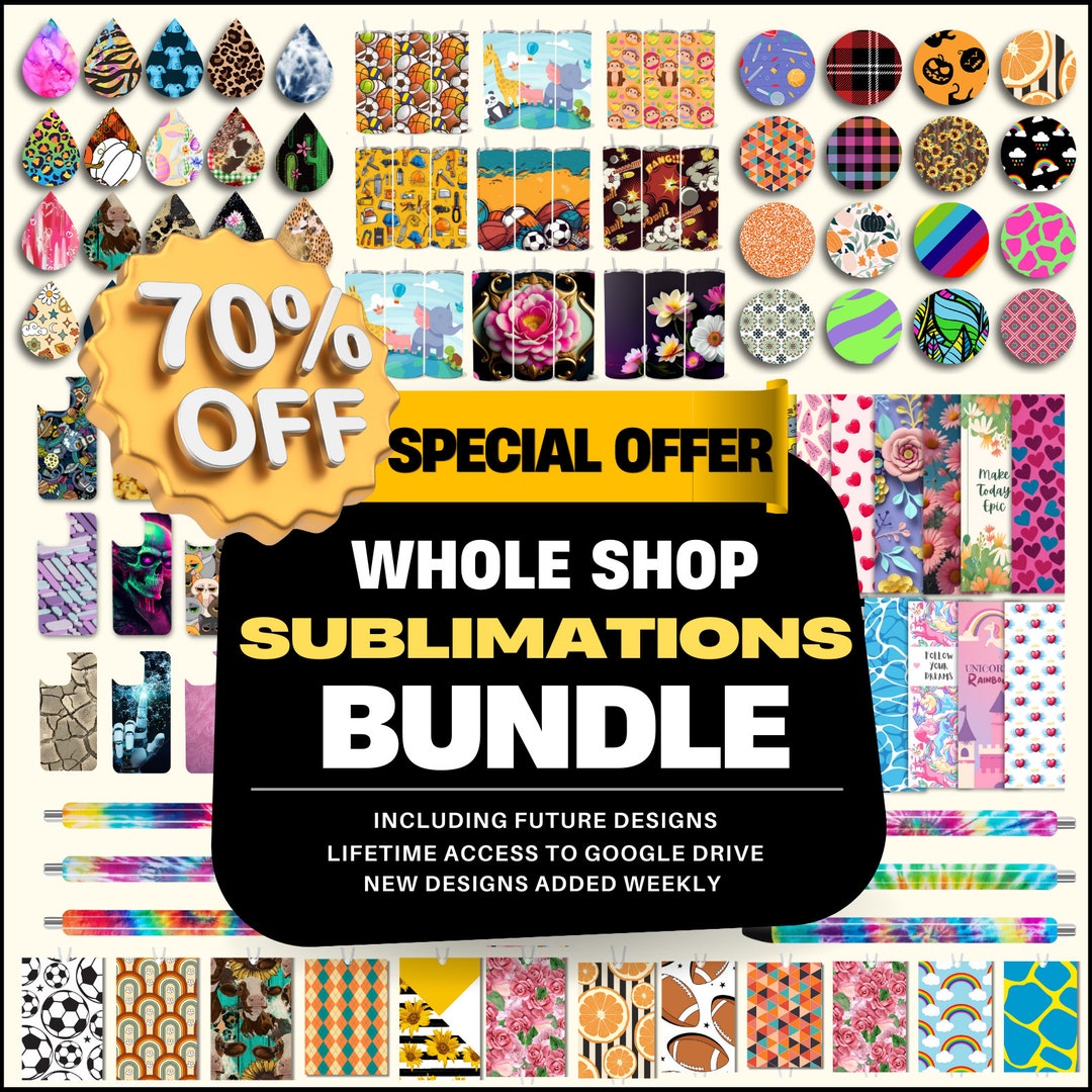 7000+ Sublimation Designs Bundle: Lifetime Access (digital Download) - Etsy