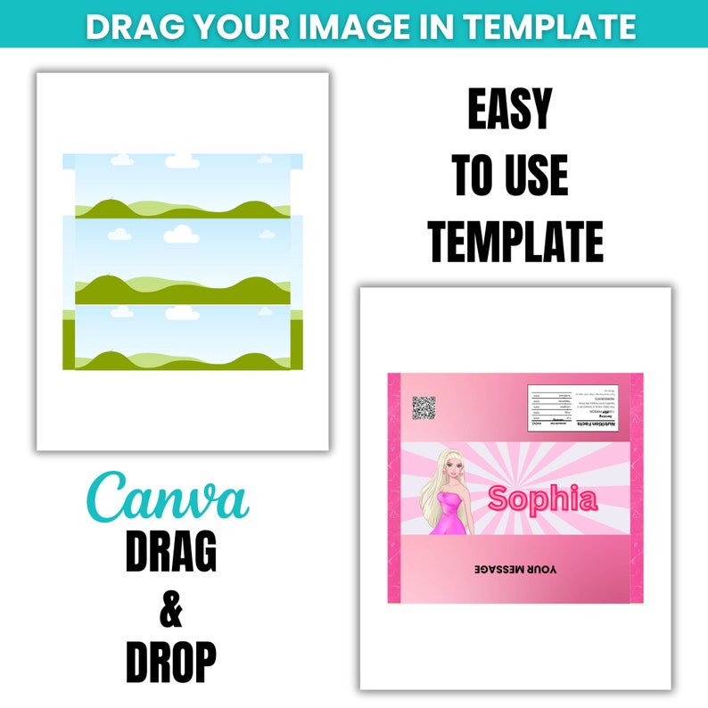 Candy Wrapper Template, Candy Wrapper Template, Candy Template, Chip ...