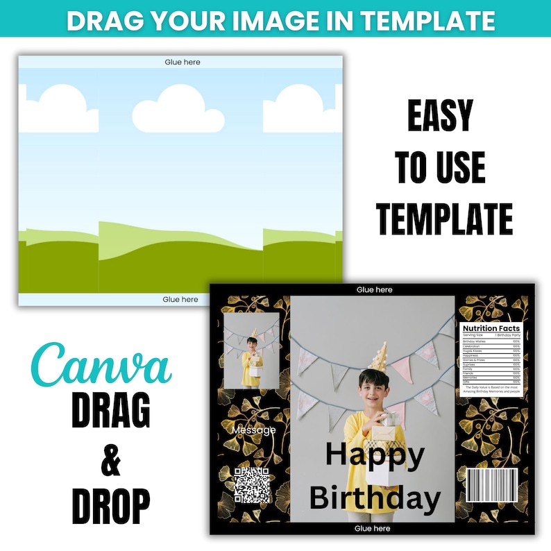 Customizable Chip Bag Template: Party Favor Label (canva Editable) - Etsy