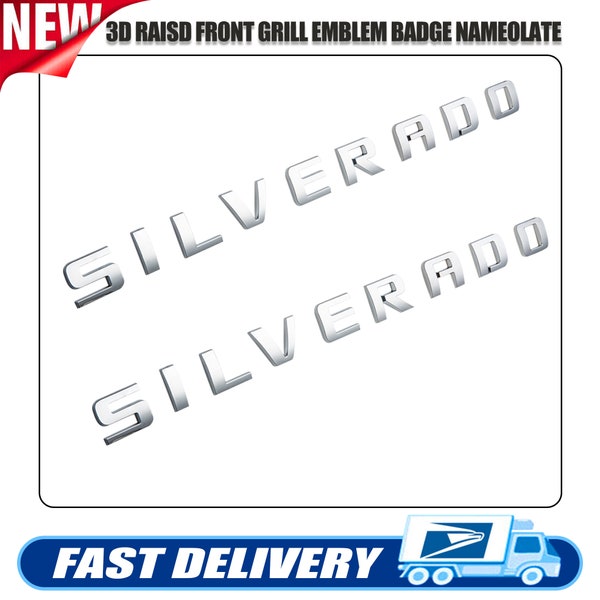 Chevy Silverado Tailgate Badge - Etsy