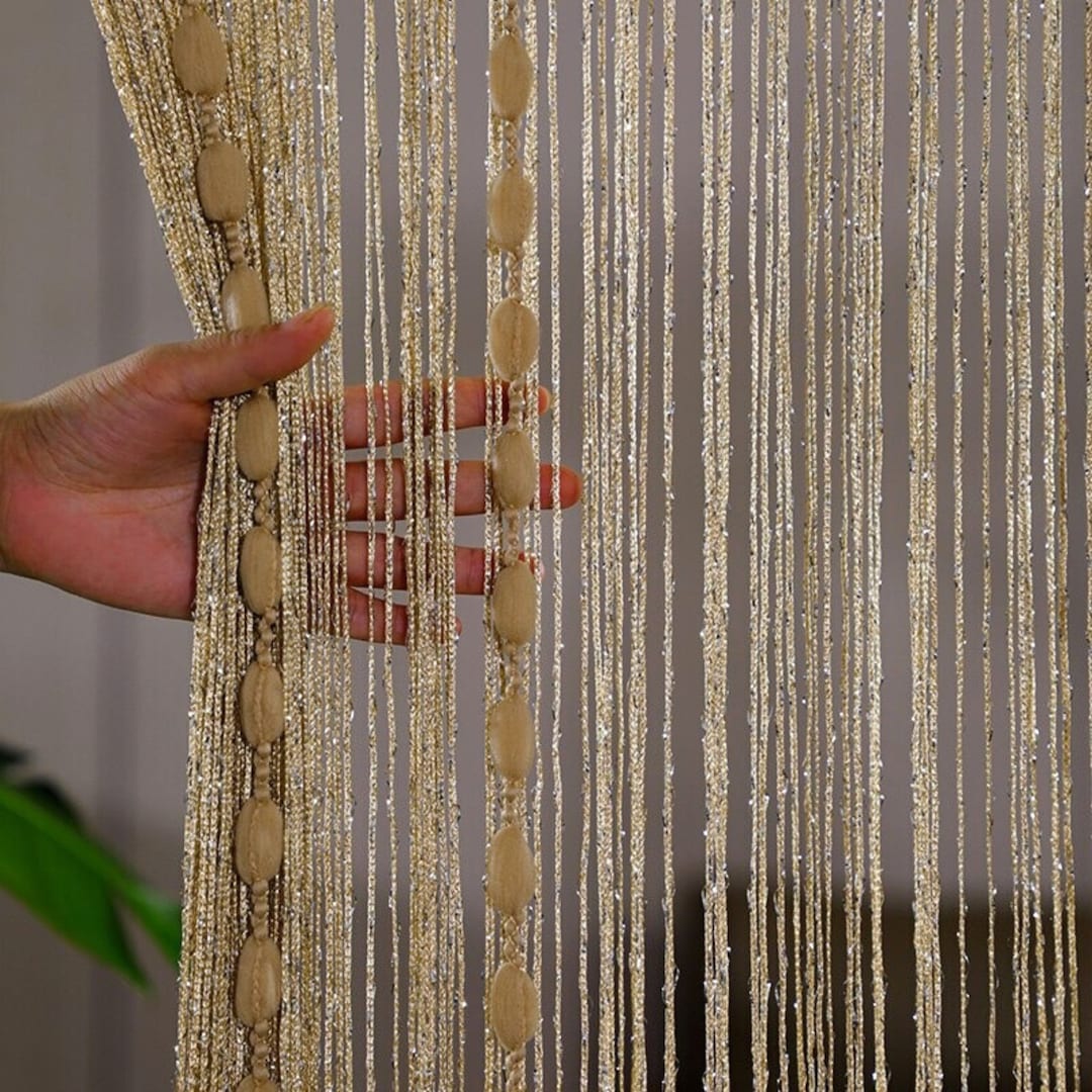 Door Curtain Beaded String Curtain for White Salon Bedroom - Etsy UK