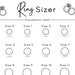 Printable Ring Sizer | Ring Size Inches | Printable Measuring Tool ...