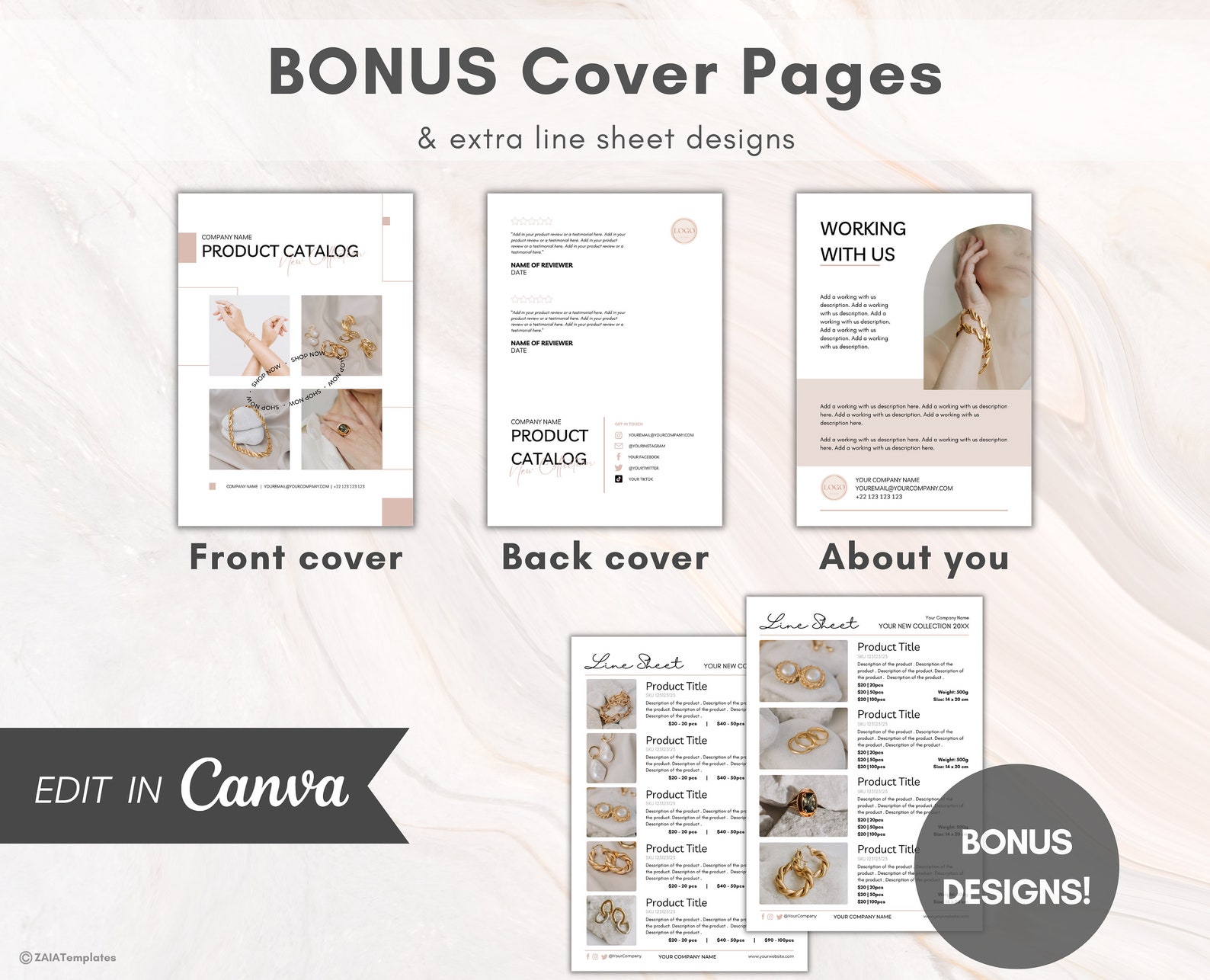 Printable Line Sheet | Wholesale Line Sheet, Wholesale Catalogue, Line ...