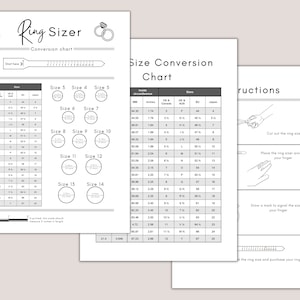 Printable Ring Sizer | Accurate Ring Size Finder | Measuring Tool ...