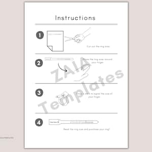 Printable Ring Sizer | Accurate Ring Size Finder | Measuring Tool ...