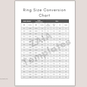 Printable Ring Sizer | Accurate Ring Size Finder | Measuring Tool ...