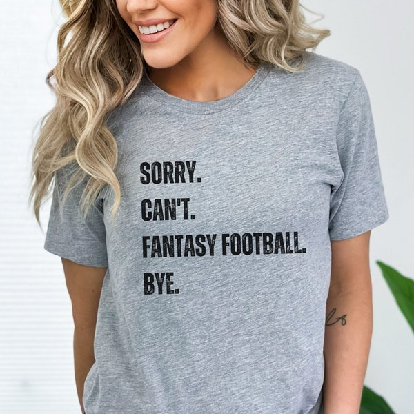 Fantasy Football Shirt - Etsy