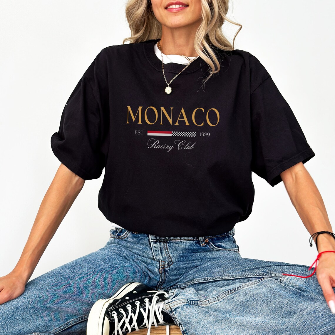 Monaco Racing Club Tshirt Monaco Shirt Racing Lover Gift Motorsport ...