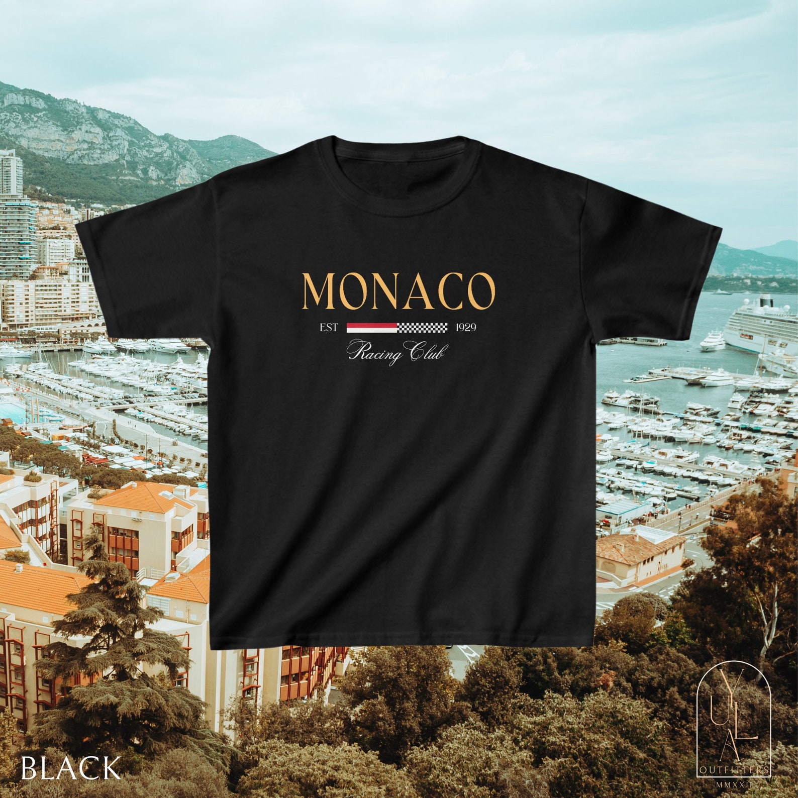 Monaco Racing Shirt Monaco Baby Tee Y2k Clothing Racing Baby Tee Monaco ...