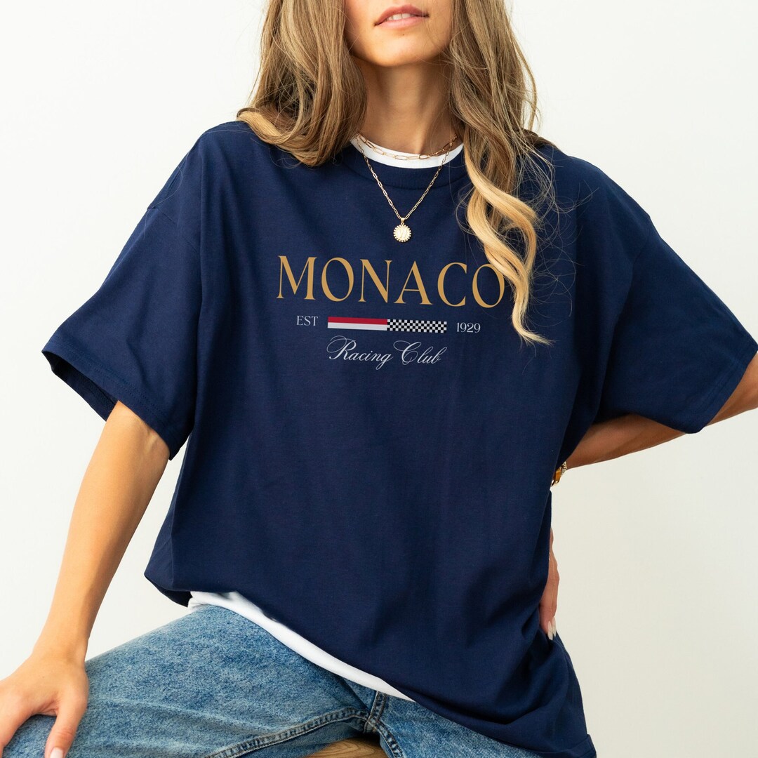 Monaco Racing Club Tshirt Monaco Shirt Racing Lover Gift Motorsport ...