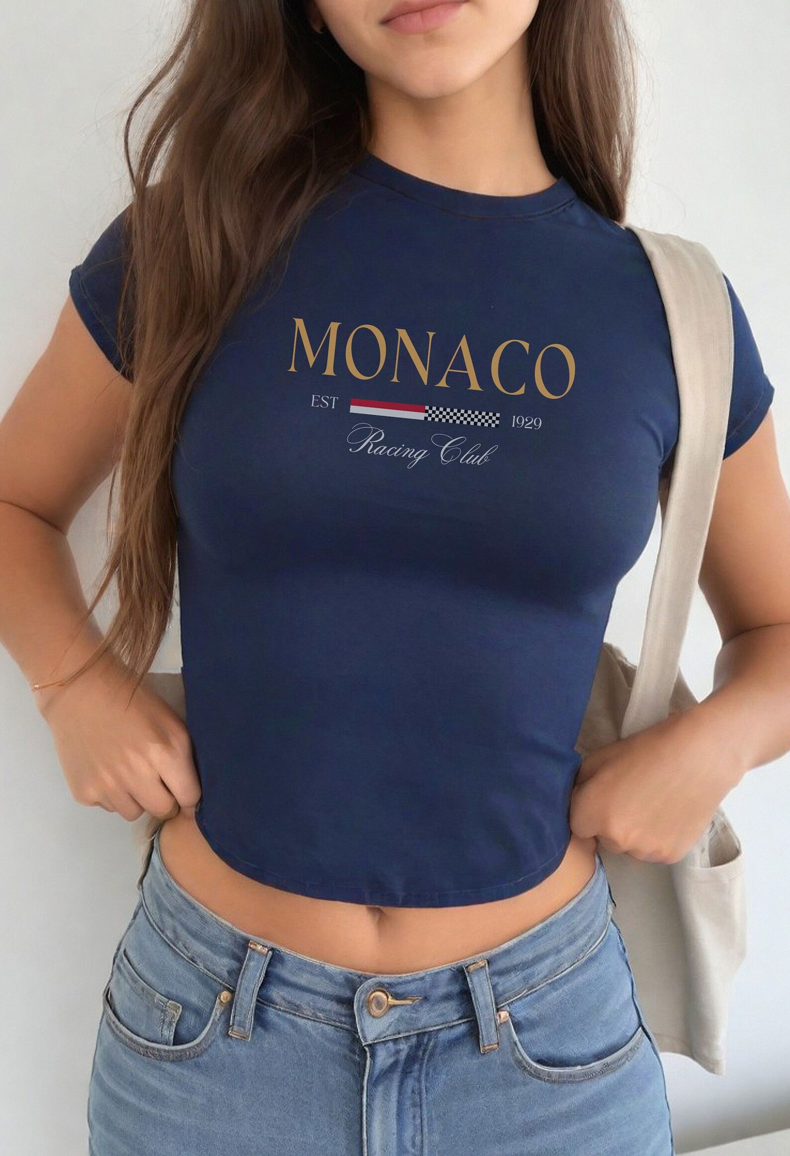 Monaco Racing Shirt Monaco Baby Tee Y2k Clothing Racing Baby Tee Monaco ...