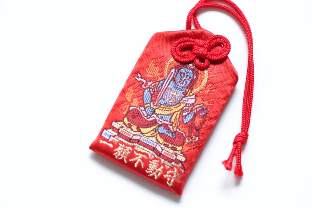Fudo Myo-o Protection Amulet – Ward off Evil & Strong Guardian Charm ...