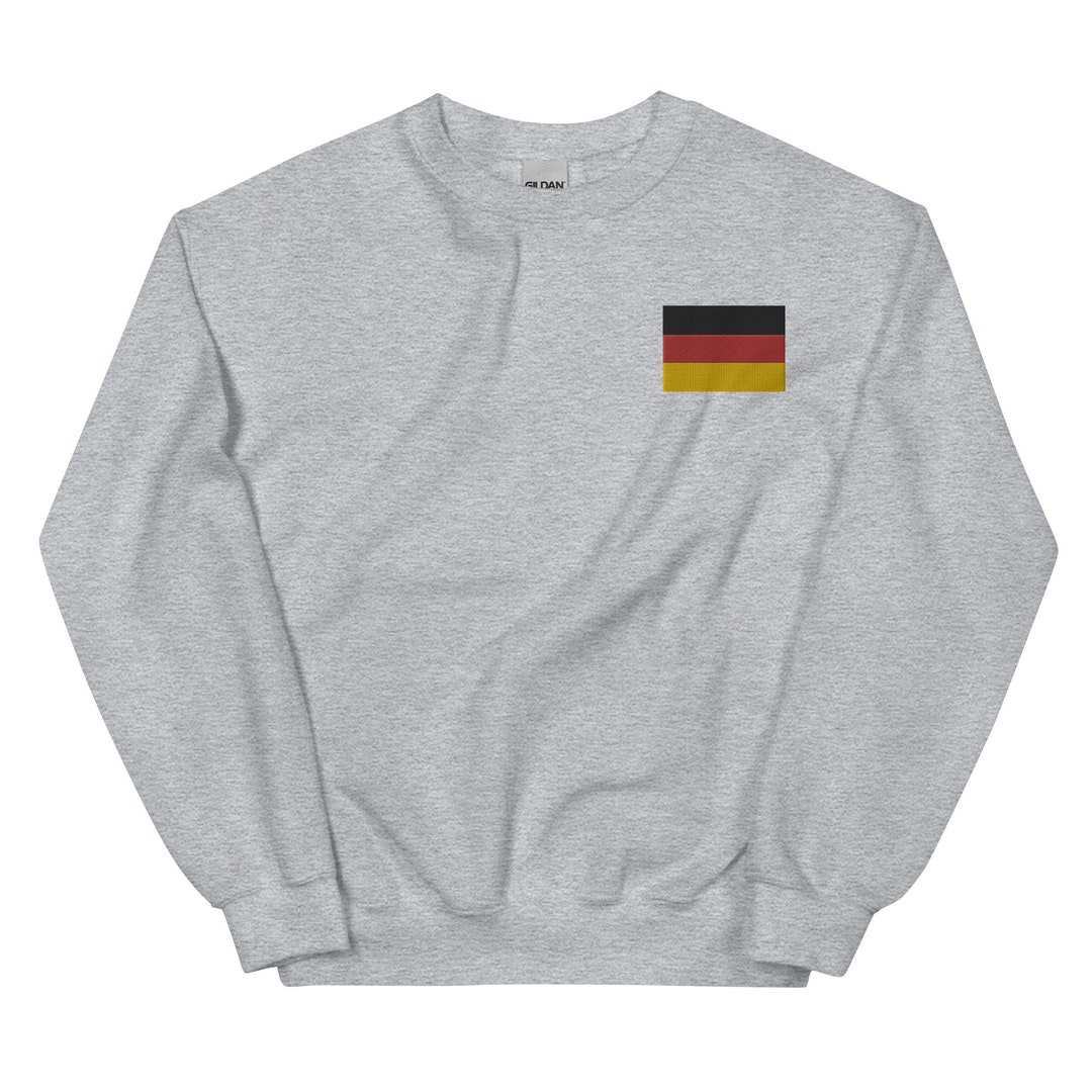 Germany Sweatshirt, German Flag Embroidered Sweater, Germany Gifts ...