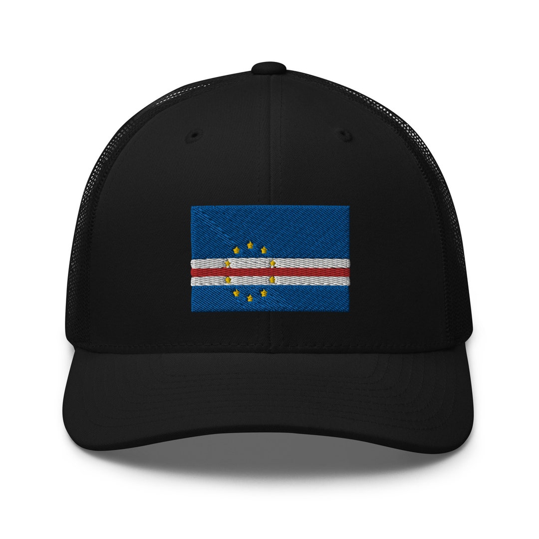 Cape Verde Flag Trucker Hat, Cape Verdean Flag Cap, Cape Verde Gifts ...