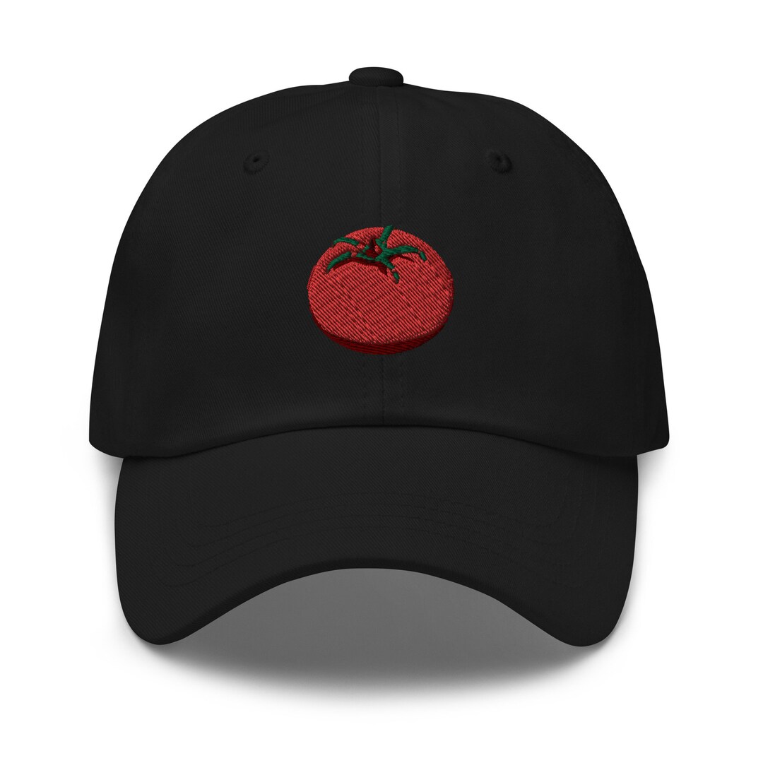 Tomato Hat, Tomato Fruit Embroidered Baseball Cap, Tomato Gifts, Red ...