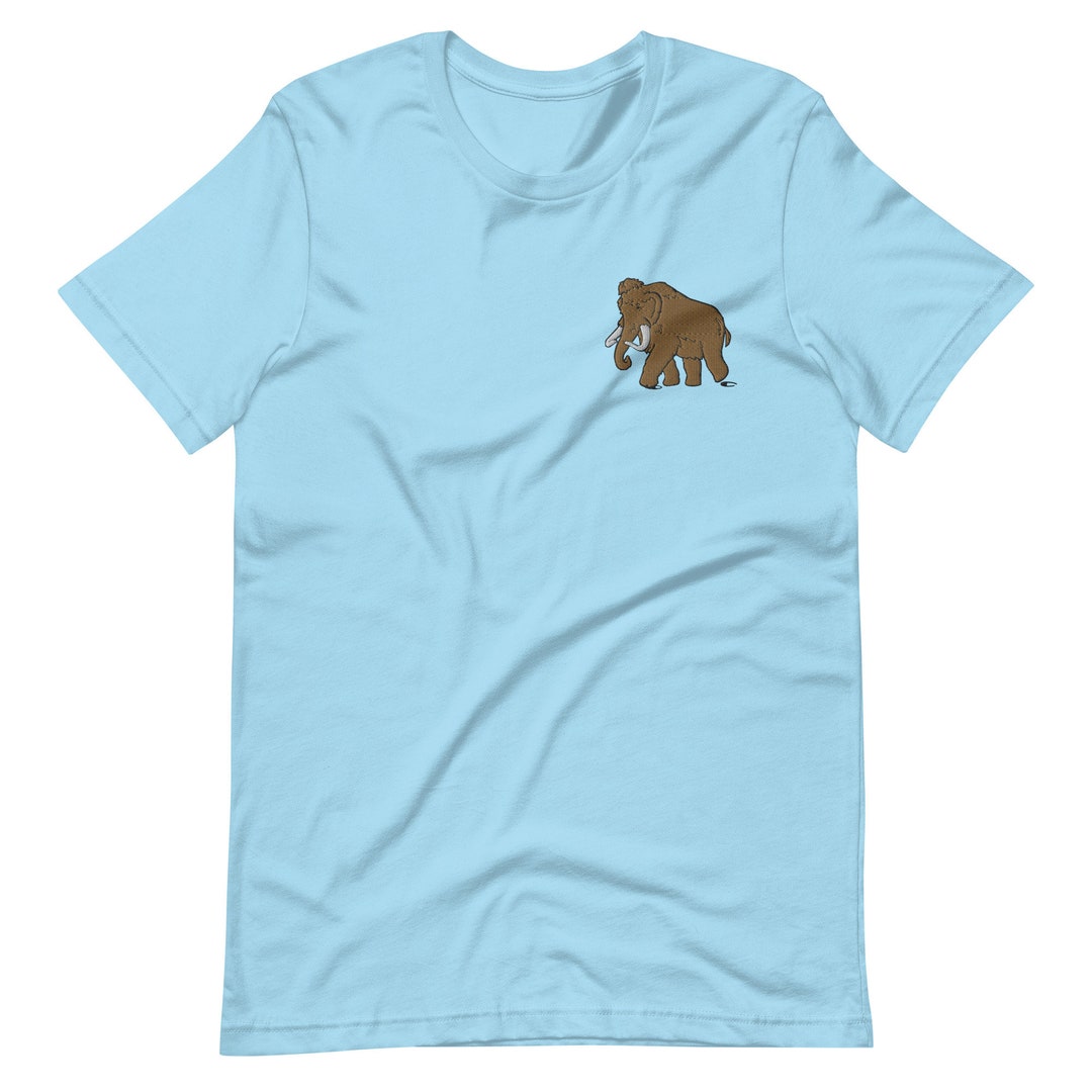 Mammoth Shirt, Wooly Mammoth Embroidered Tshirt, Mammoth Gifts ...