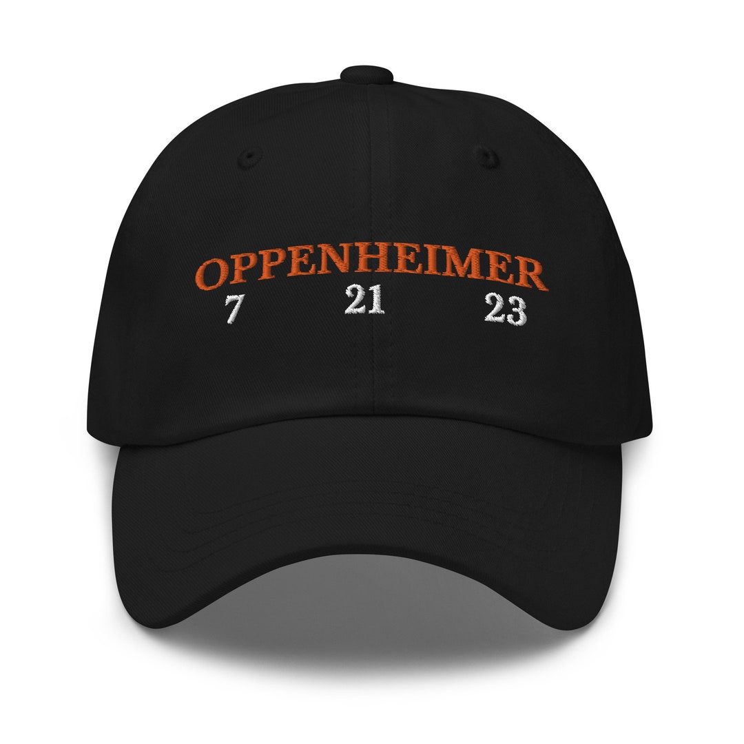 Buy Oppenheimer Hat Oppenheimer Movie Inspired Embroidered Online in ...