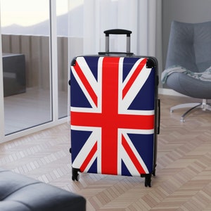 Great Britain Suitcase, United Kingdom Flag Printed Suitcase ...