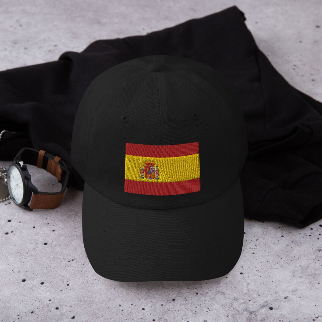 Spain Flag Hat, Spanish Flag Embroidered Cap, Spain Gifts, Spain Native ...