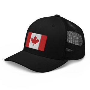 Canadian Flag Hat, Canada Flag Embroidered Baseball Cap, Canadian Pride ...