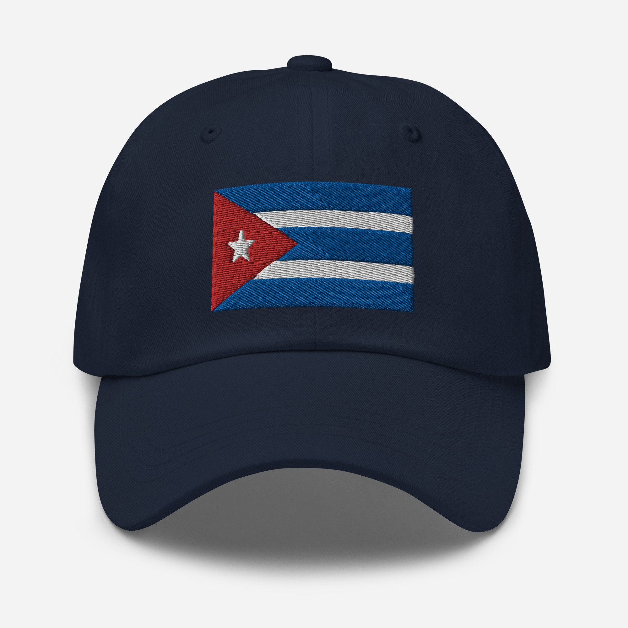 Cuba Flag Embroidered Hat, Cuban Flag Baseball Hat, made in the USA ...