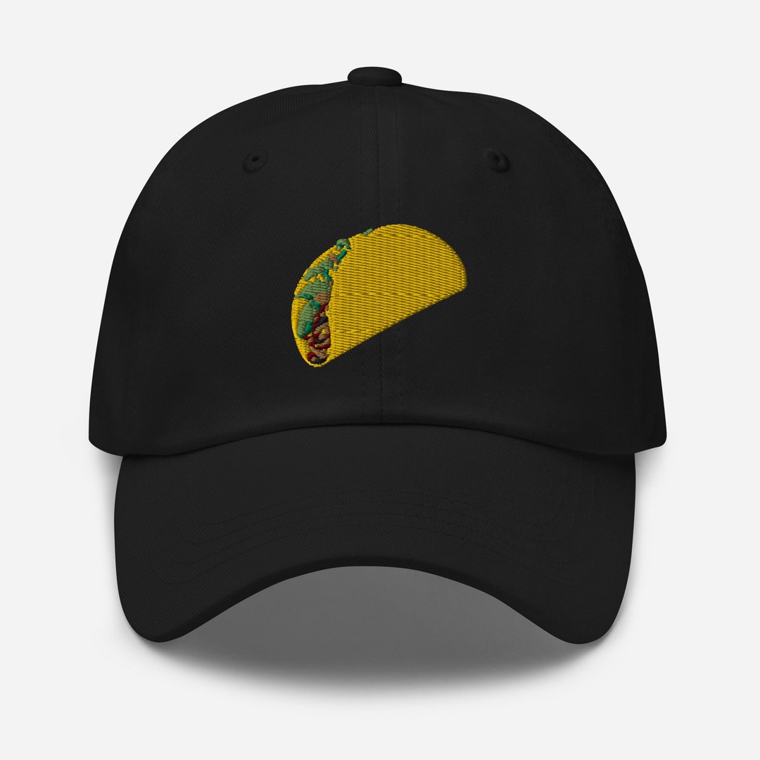 Taco Embroidered Hat, Taco Baseball Cap, Mexican Food, Taco Gifts ...