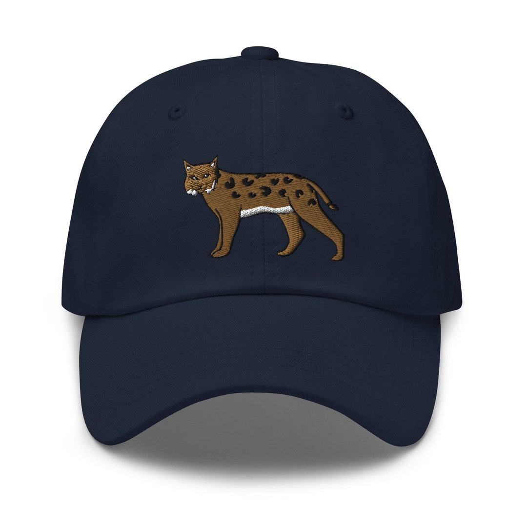 Bobcat Hat, Lynx Embroidered Baseball Cap, Bobcat Gifts, Lynx Gifts, Big Cats, Cute Animal Hat ...