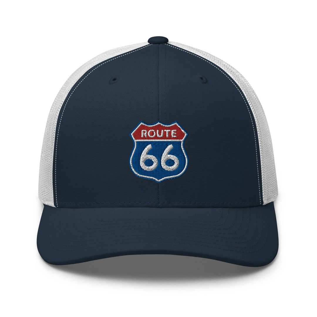 Route 66 Trucker Hat, U.S. Route 66, Highway 66, Truck Driver Hat ...