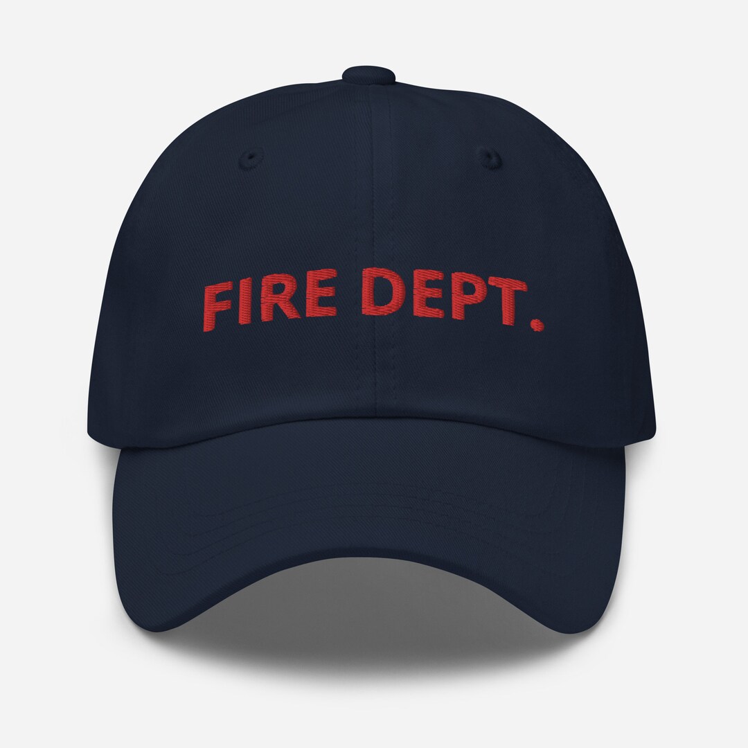 Fire Dept. Embroidered Hat, Firefighter Fire Department Baseball Cap ...