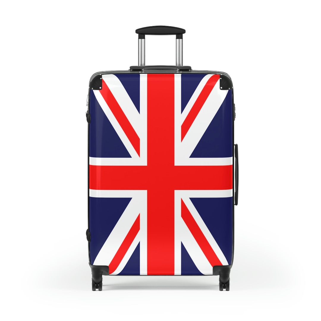 Great Britain Suitcase, United Kingdom Flag Printed Suitcase ...