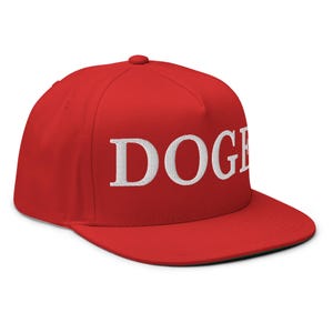 DOGE Hat, Department of Government Efficiency Embroidered Snapback Cap ...