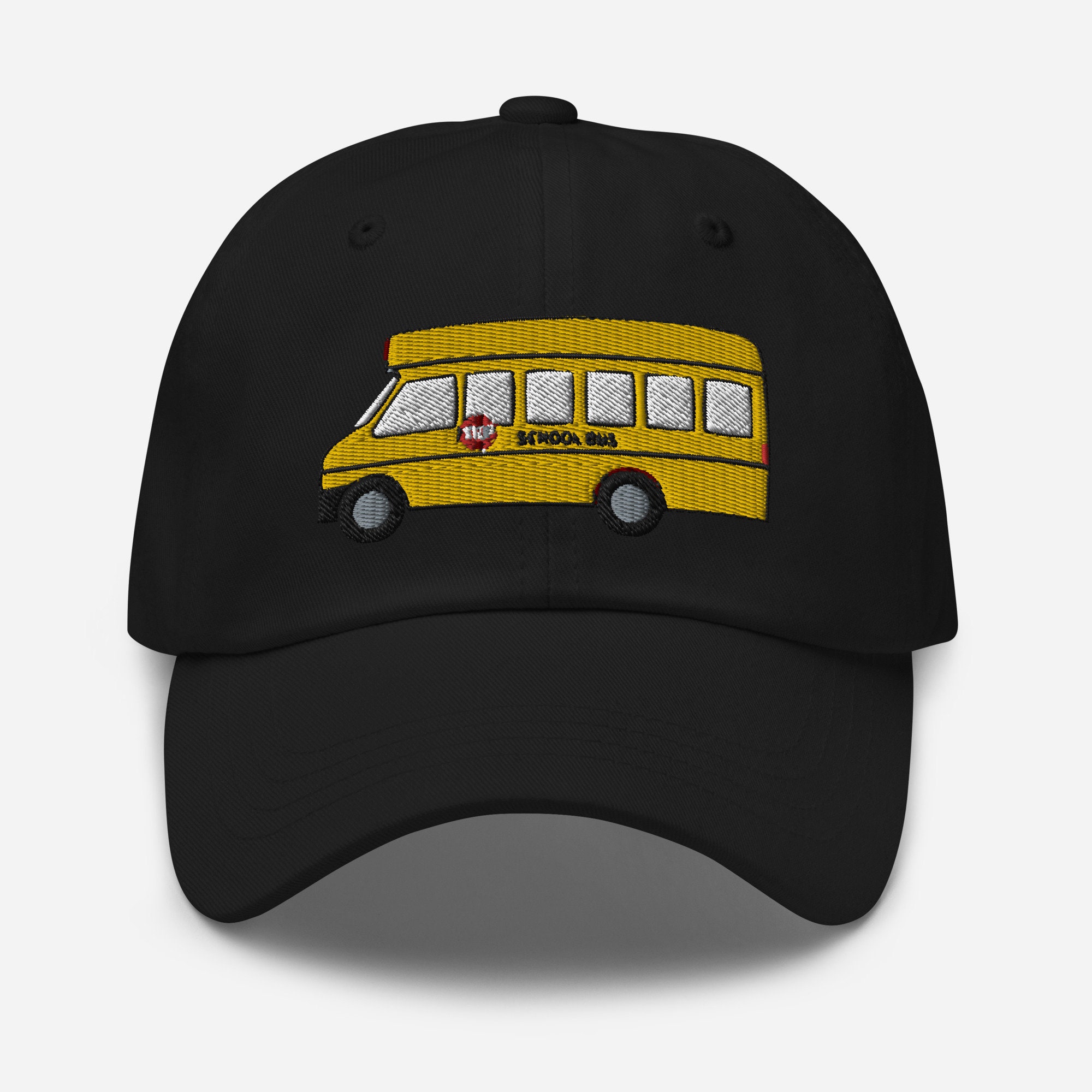 School Bus Hat Yellow School Bus Embroidered Baseball Cap - Etsy