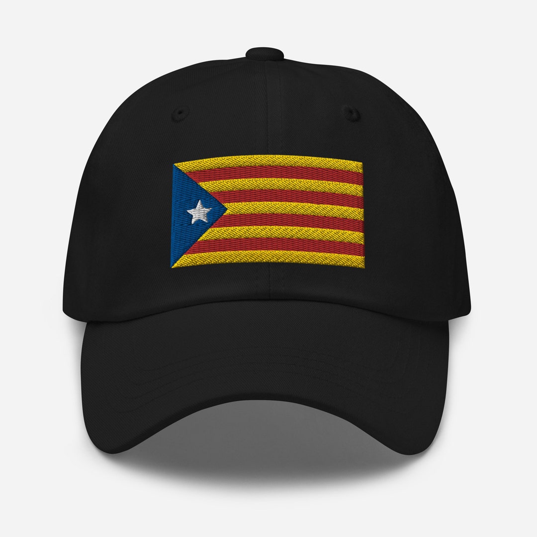 Catalonia Flag Hat, Embroidered Adjustable Dad Hat Baseball Cap, Catalan Gifts, Catalan ...
