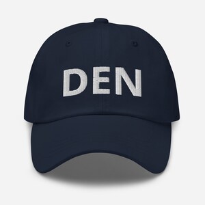 Denver Hat, DEN Airport Baseball Cap, Denver International Airport ...